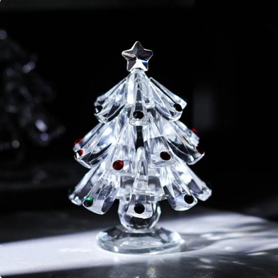 Point Drill Crystal Christmas Tree Point Drill Tree Sculptures Desktop ...