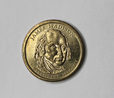 2007 P James Madison - United States One Dollar Coin 1809 - 1817 ...