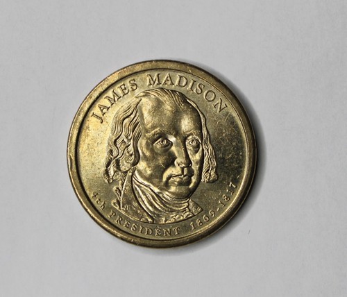 2007 P James Madison - United States One Dollar Coin 1809 - 1817 ...