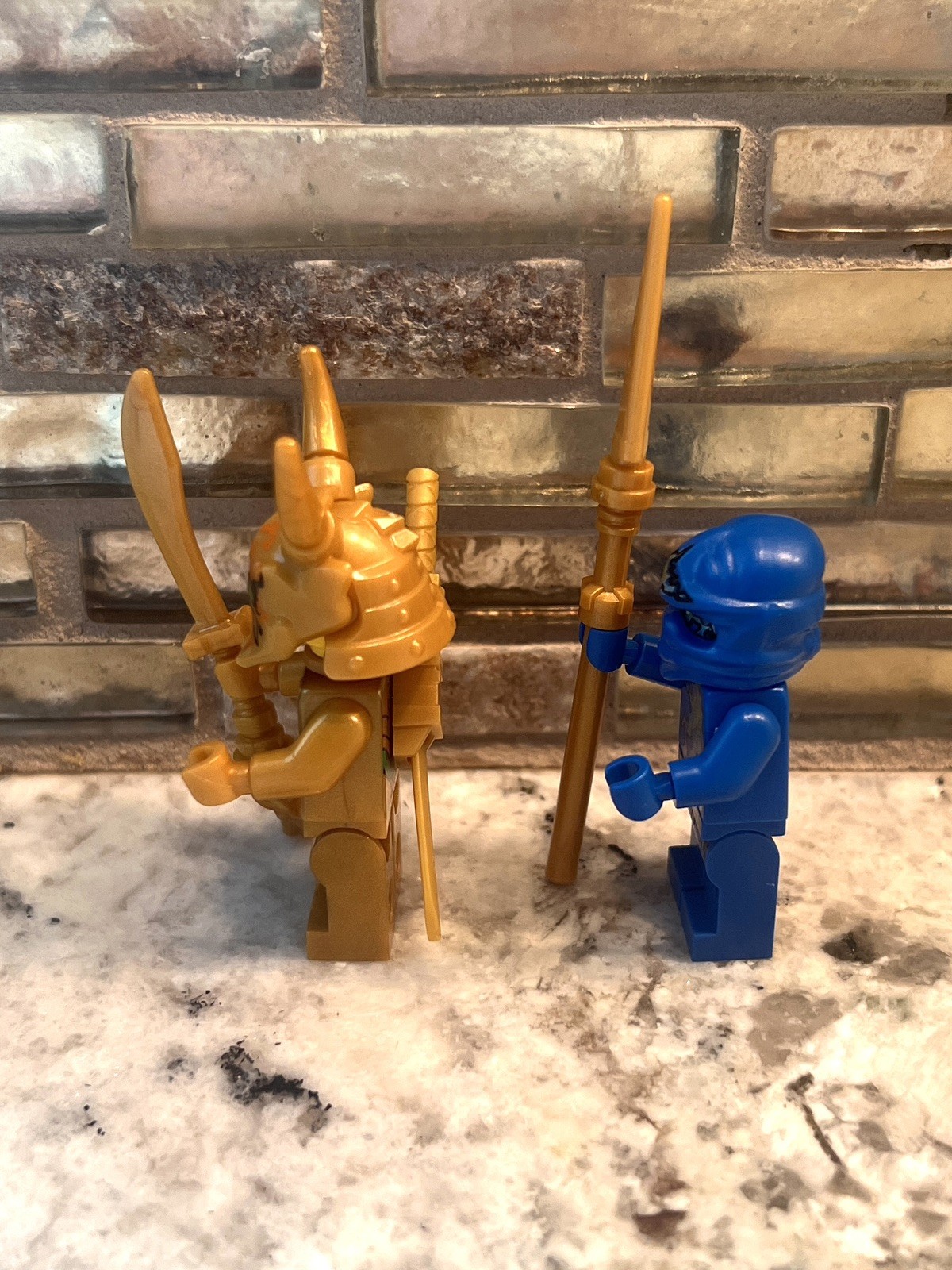 Lego Ninjago NRG Jay Golden Oni Lloyd Custom Minifigure 9570 Lot of 2!🔥 ...