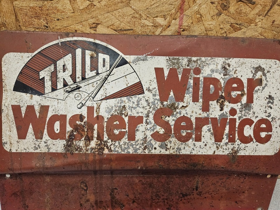 Vintage Rustic Metal TRICO Wiper Blade Display Stand Sign | eBay