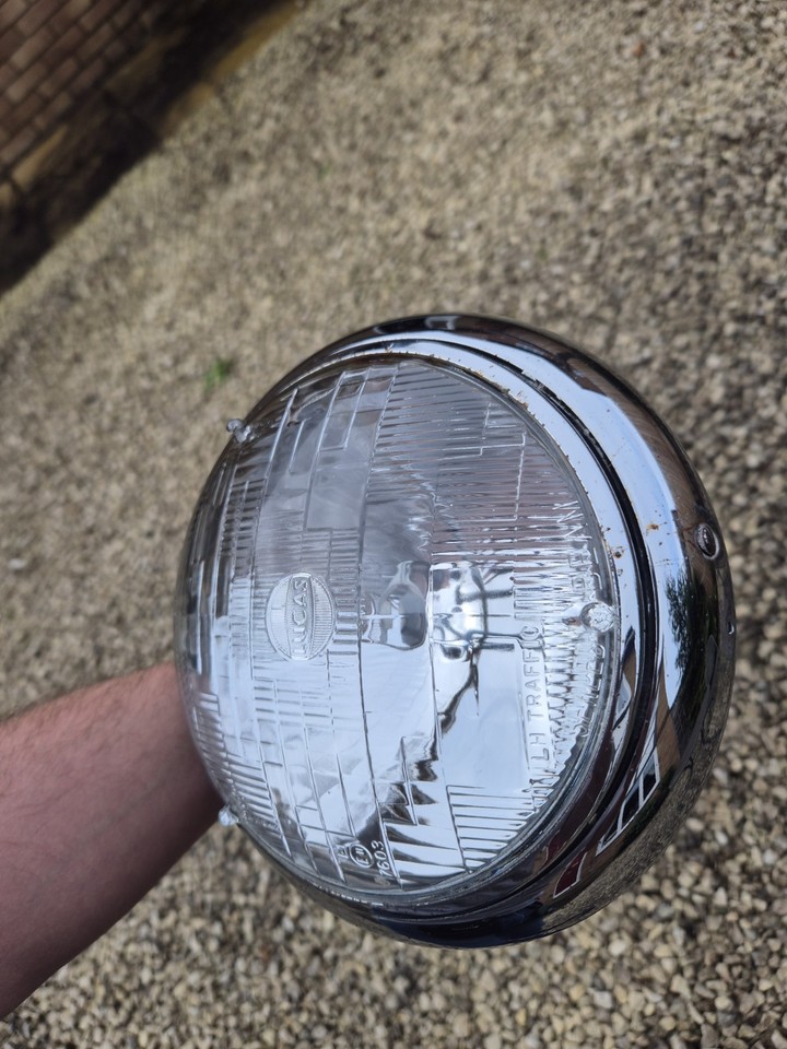 Classic Mini, Austin Mini, Original Lucas 7" Headlight New Old Stock ...