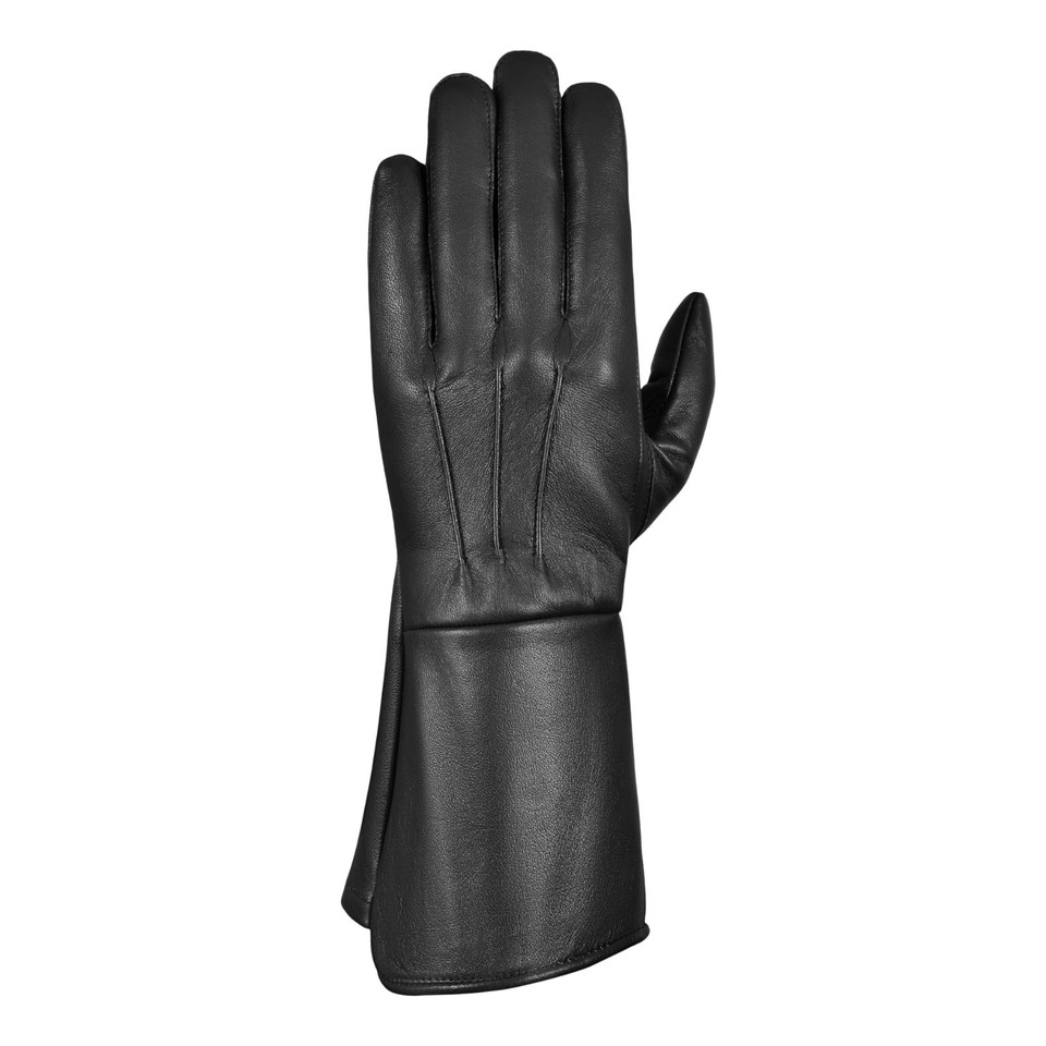 Medieval Leather Gauntlet Gloves Men – Long Cuff Armor Cosplay | UK USA ...