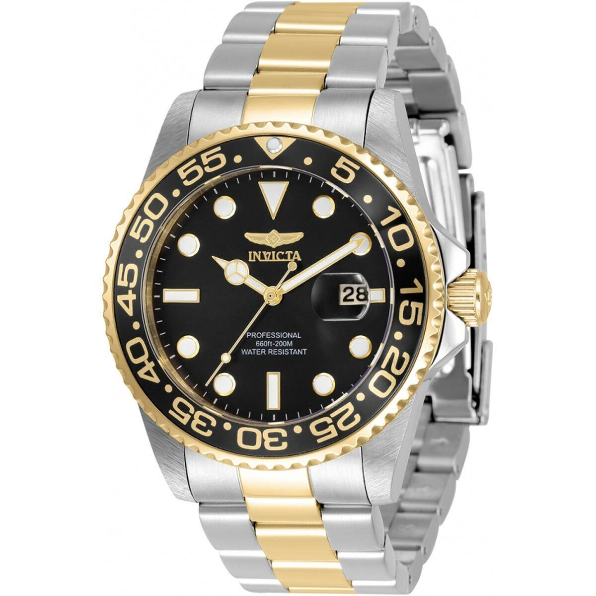 Invicta Pro Diver 42mm Silver Stainless Steel Case with Silver/Gold ...