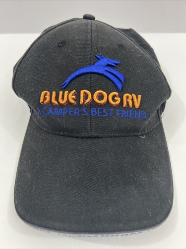 Blue Dog RV A Camper’s Best Friend Adjustable Ball Cap Black Emb ...