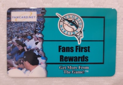 ☆Fancard.net Card Fans First Rewards Florida Marlins Vintage Fan Card ...