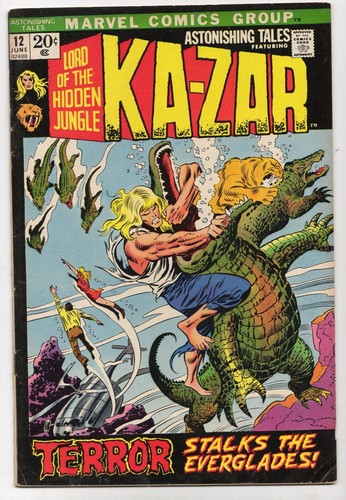 Astonishing Tales #12 – Marvel Comics (1972) Bronze age 2nd Man-Thing ...