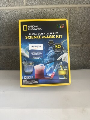 NATIONAL GEOGRAPHIC Science Magic Kit STEM 50 Easy Magic Tricks and ...