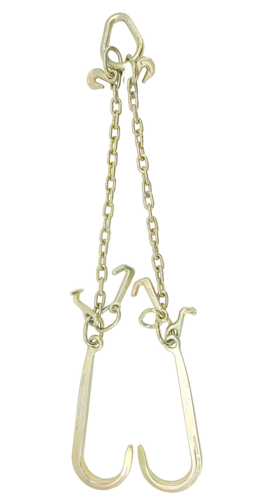 Snatch Block Shackle & Chain Anchor, V Chain Bridle w/ J Hook, 4 Tire ...