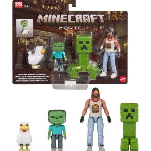 Minecraft Woodland Mansion Throwdown Figure Multipack Garbage Man ...