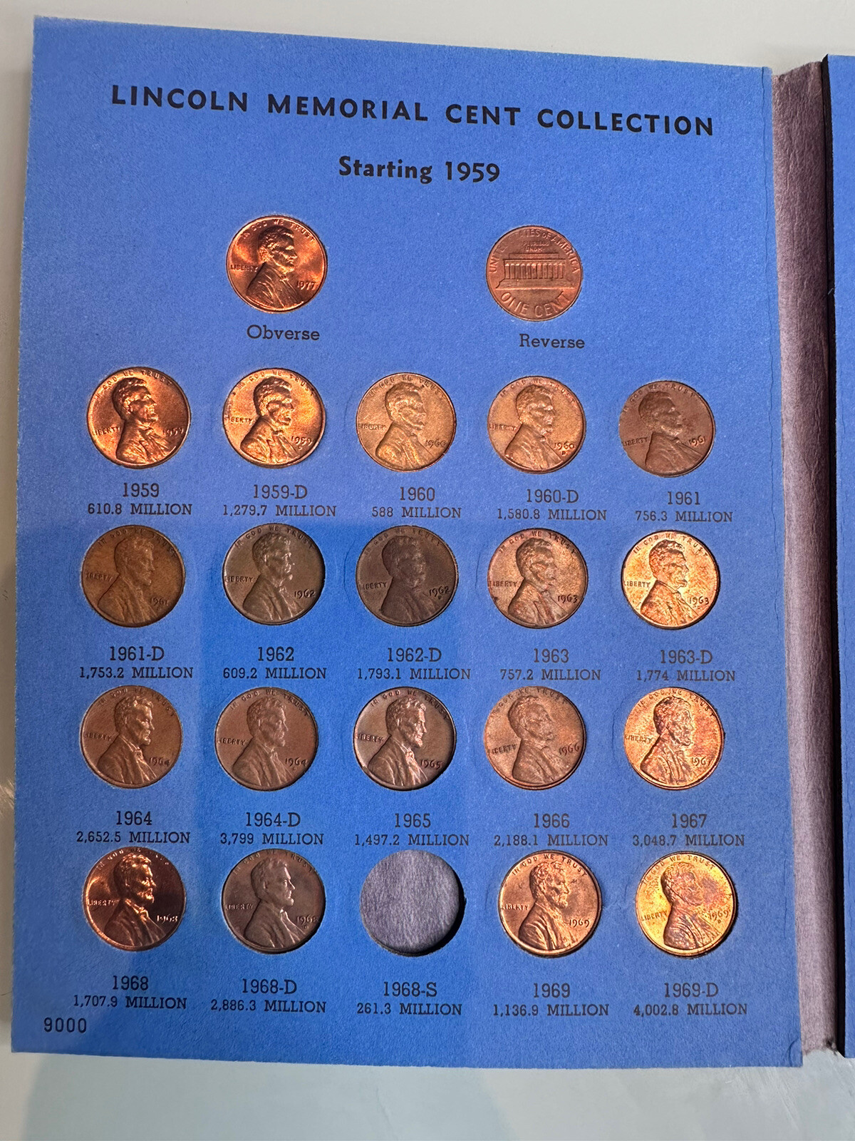 Lincoln cents book with coin 1959 | eBay