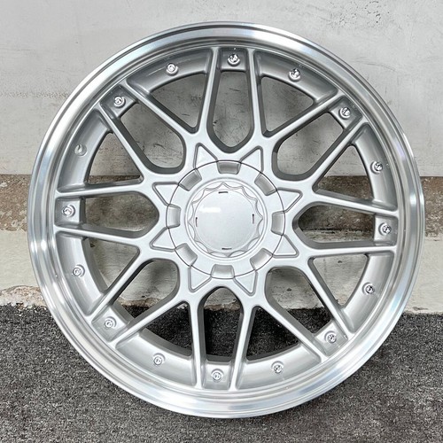 18" STAGGERED CLASSIC RSII RS2 RS STYLE SILVER MACHINE LIP WHEELS 5X120 ...