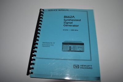 Manuals & Books - Synthesized Signal Generator
