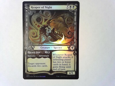 Foil Reaper of Night // Harvest Fear - Magic the Gathering Mtg - Black ...