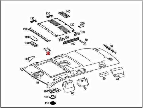 Genuine MERCEDES BBDC C219 CL203 S203 S211 W168 Frame 2086950171 | eBay