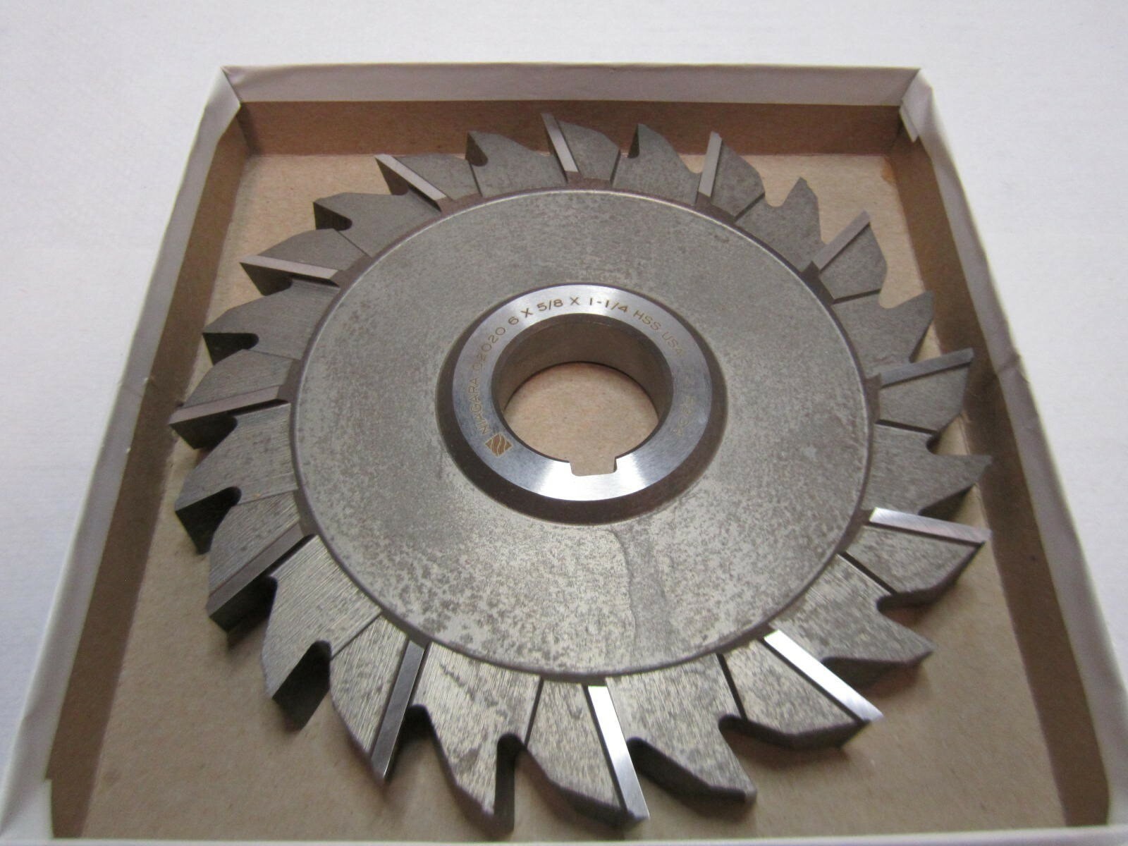 Niagara Cutter S6102 6" x 5/8" x 1-1/4" Side Mill Cutter Staggered ...