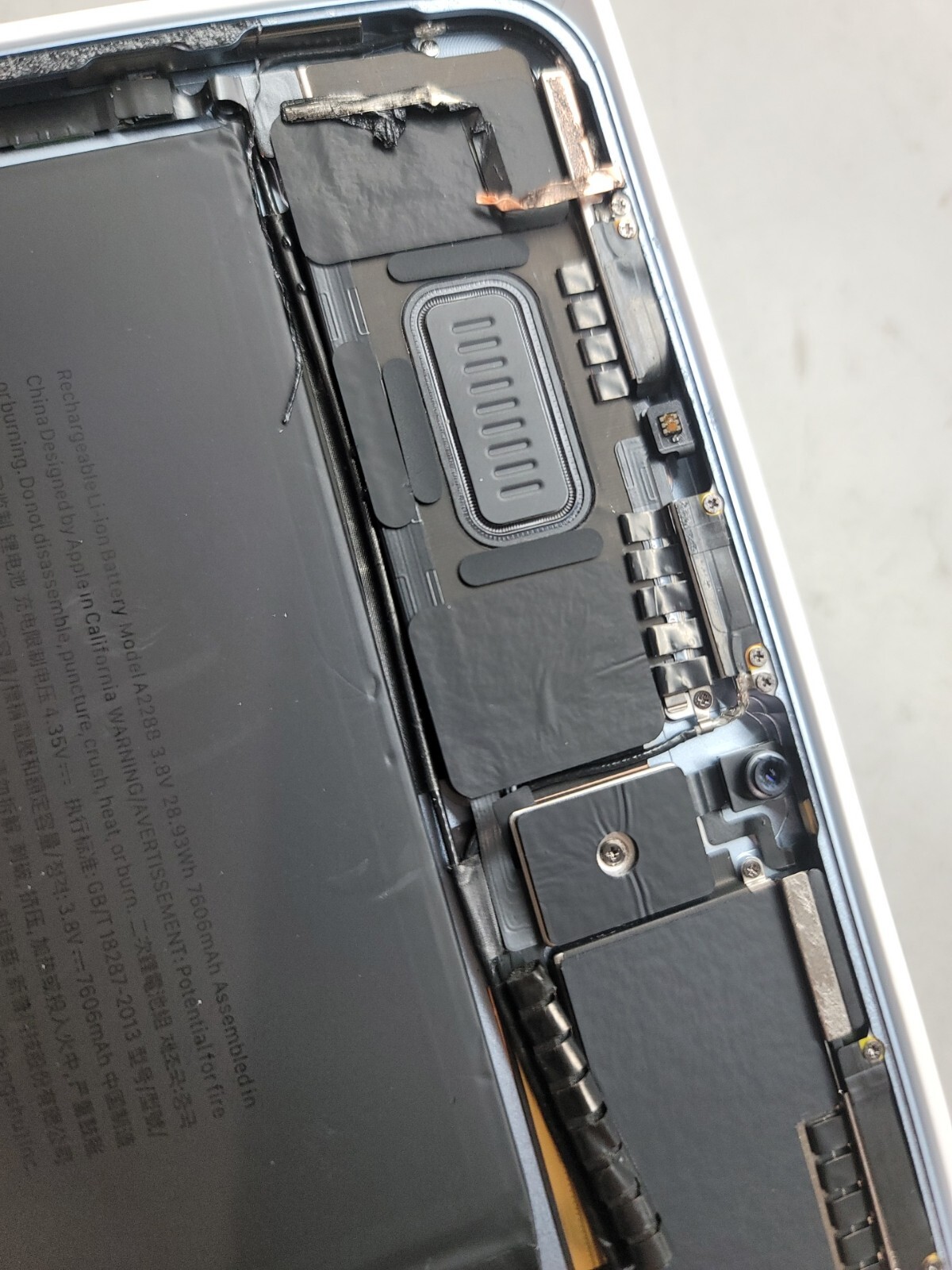 Ipad Air 4th Back Housing Blue , Model A2316 ,With Battery And Other ...