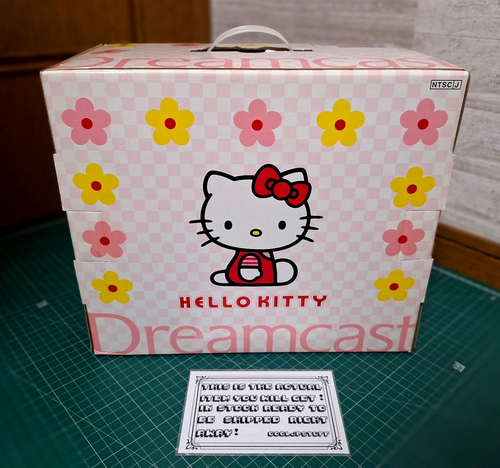 NEW Sega Dreamcast Hello Kitty Pink Console HKT-3000 *CLEAN BOX - PRICE ...