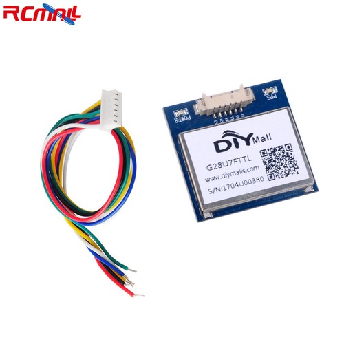 G28U7FTTL GPS Receiver Module 1-10Hz w/GPS Ceramic Antenna for RC ...
