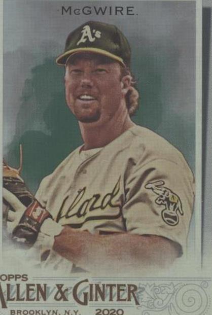 2020 Topps Allen & Ginter's - Mark McGwire #73 Silver Portrait for sale ...
