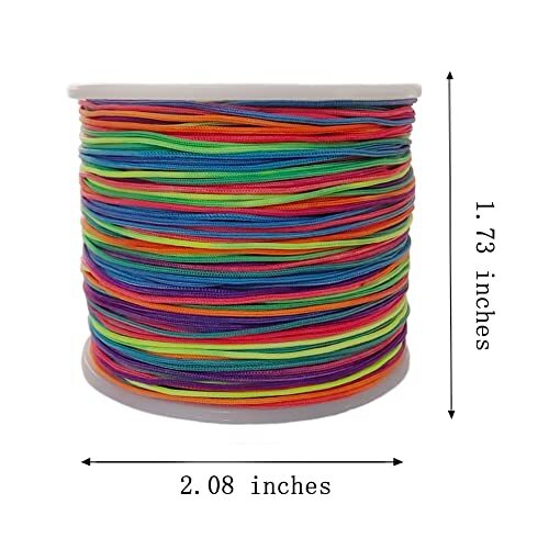 150 Yards 0.5mm Nylon Beading Cord Braided Nylon Thread String For ...