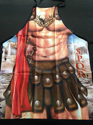Sexy Gladiator Warrior Cook Kitchen BBQ Chef Apron Fun Party Novelty ...