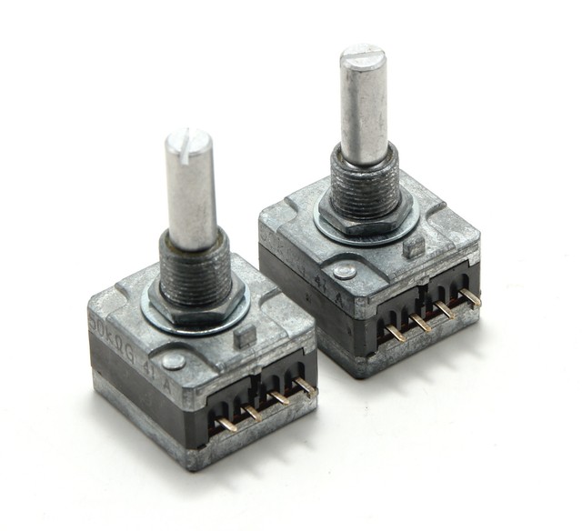 Made in Japan 25mm Panasonic 50k Audio Amp Volume Control Pot X 2 Pcs ...