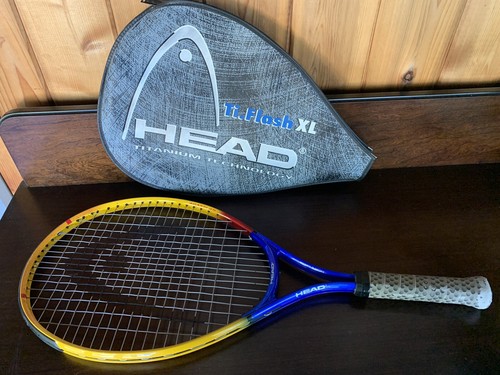 Head Ti Agassi 25 Tennis Racquet + Carry Case Andre Agassi Vintage 90s ...