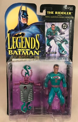 The Riddler Legends of Batman Action Figure & Trading Card New sealed ...