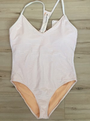 Fabletics Valentina Swimsuit One Piece White Size Medium BNWT | eBay