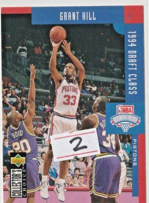 1994 Collector's Choice #409 Grant Hill - ROOKIE CARD | eBay