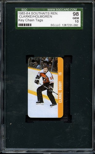 1983-84 SOUTHAITS REN CLARKE/HOLMGREN SGC GEM 98 / 10 HK | eBay