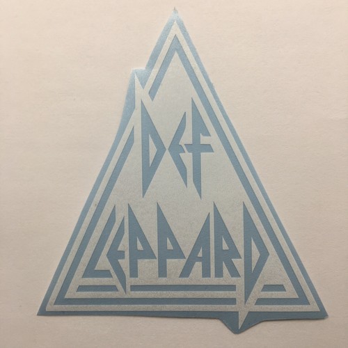 Def Leppard Band Logo Die Cut Vinyl Sticker Classic Hard Rock and Roll ...