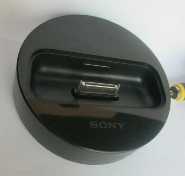 Genuine Sony OEM Tdm-ip30 Dock & USB Cable for Apple Ipod/iphone Black ...