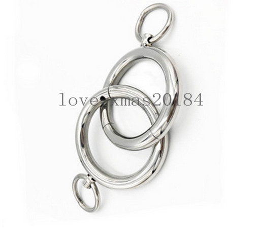 Stainless Steel Wrist Cuffs Restraints Slave Handcuffs Shackle Manacle ...