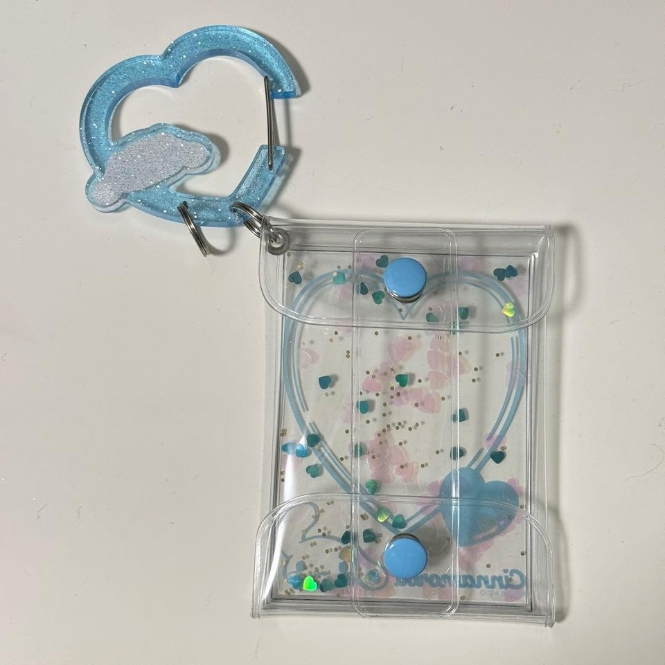 Yes Sanrio Clear Pouch With Carabiner Cinnamoroll | eBay UK