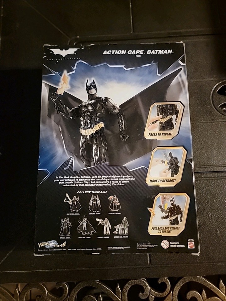Mattel The Dark Knight Rises 12" Action Cape Batman Action Figure ...