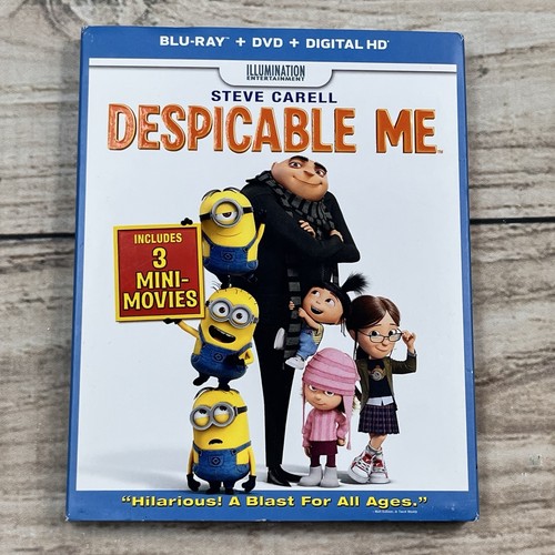 Despicable Me (Blu-ray/DVD, 2012, Includes Digital HD Copy 3 Mini ...