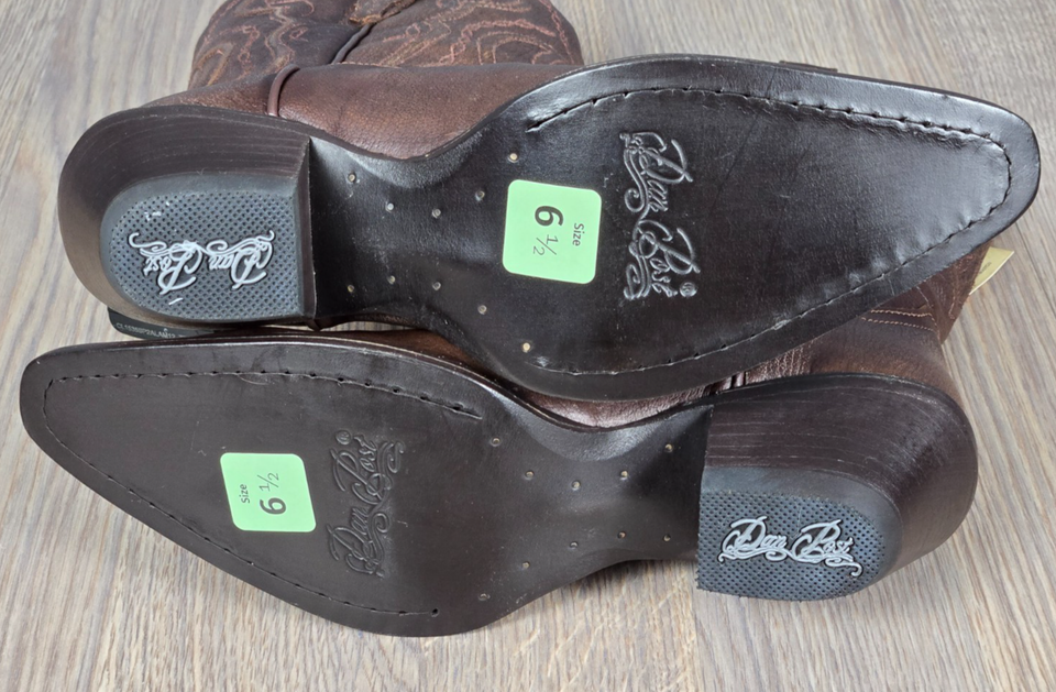 Dan Post Mataya brown leather women's cowboy boots DP 4323 6.5 M | eBay