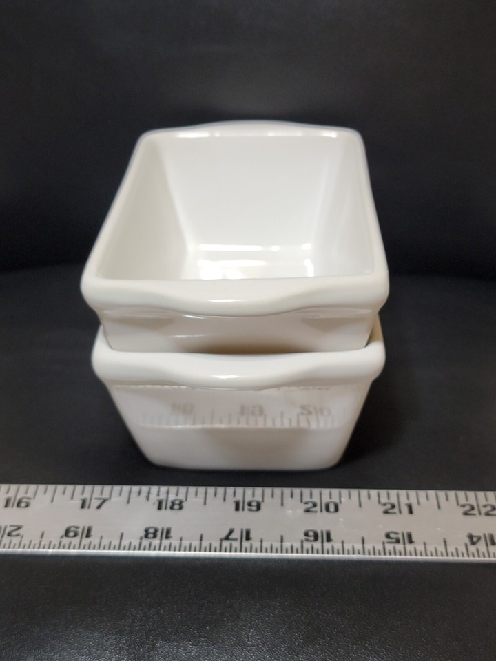 Vintage Set of 2 Quilt Fall Theme Ceramic Mini Bread Loaf Pan ...