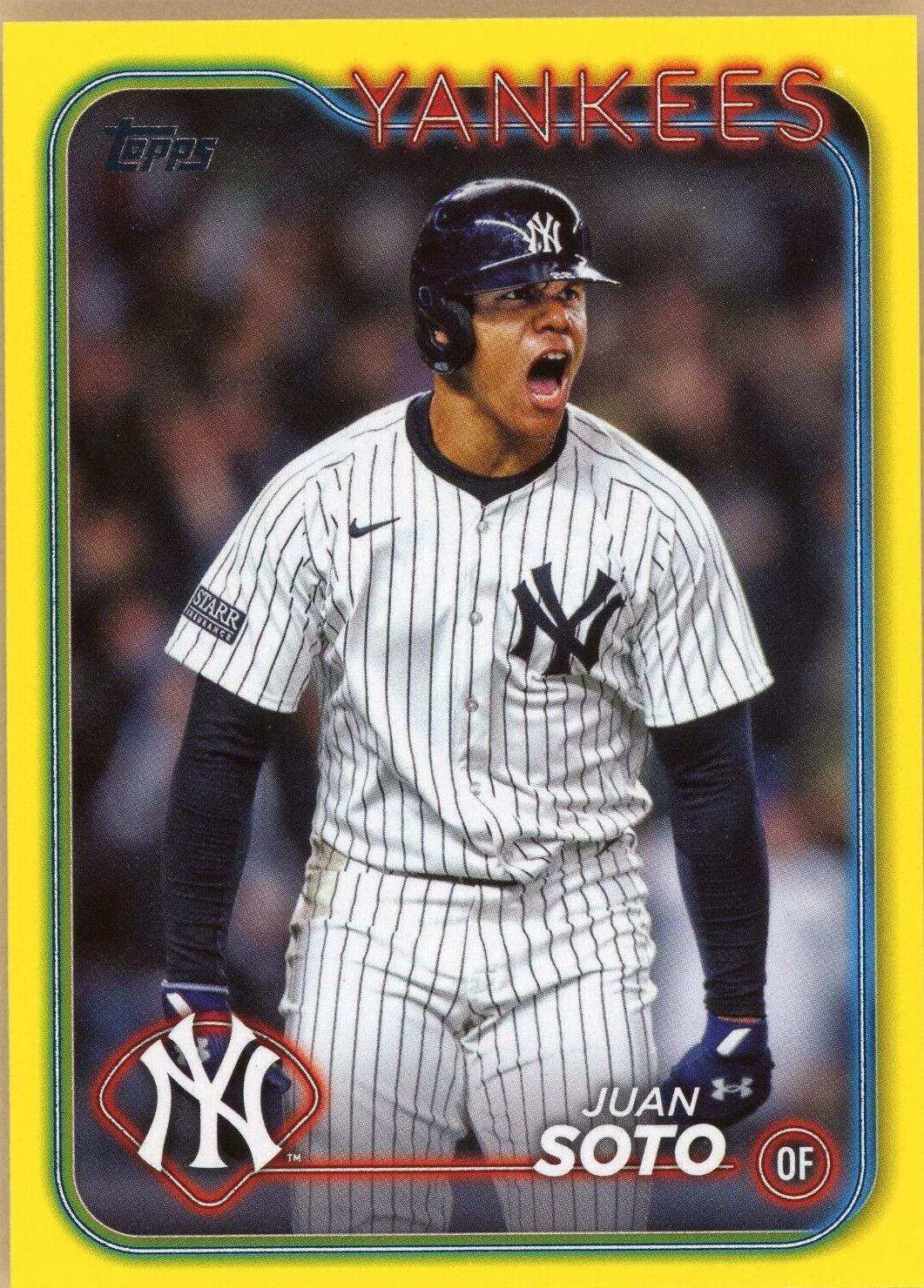 2024 Topps Update Series - Juan Soto #US1 Yellow Rainbow Foil for sale ...