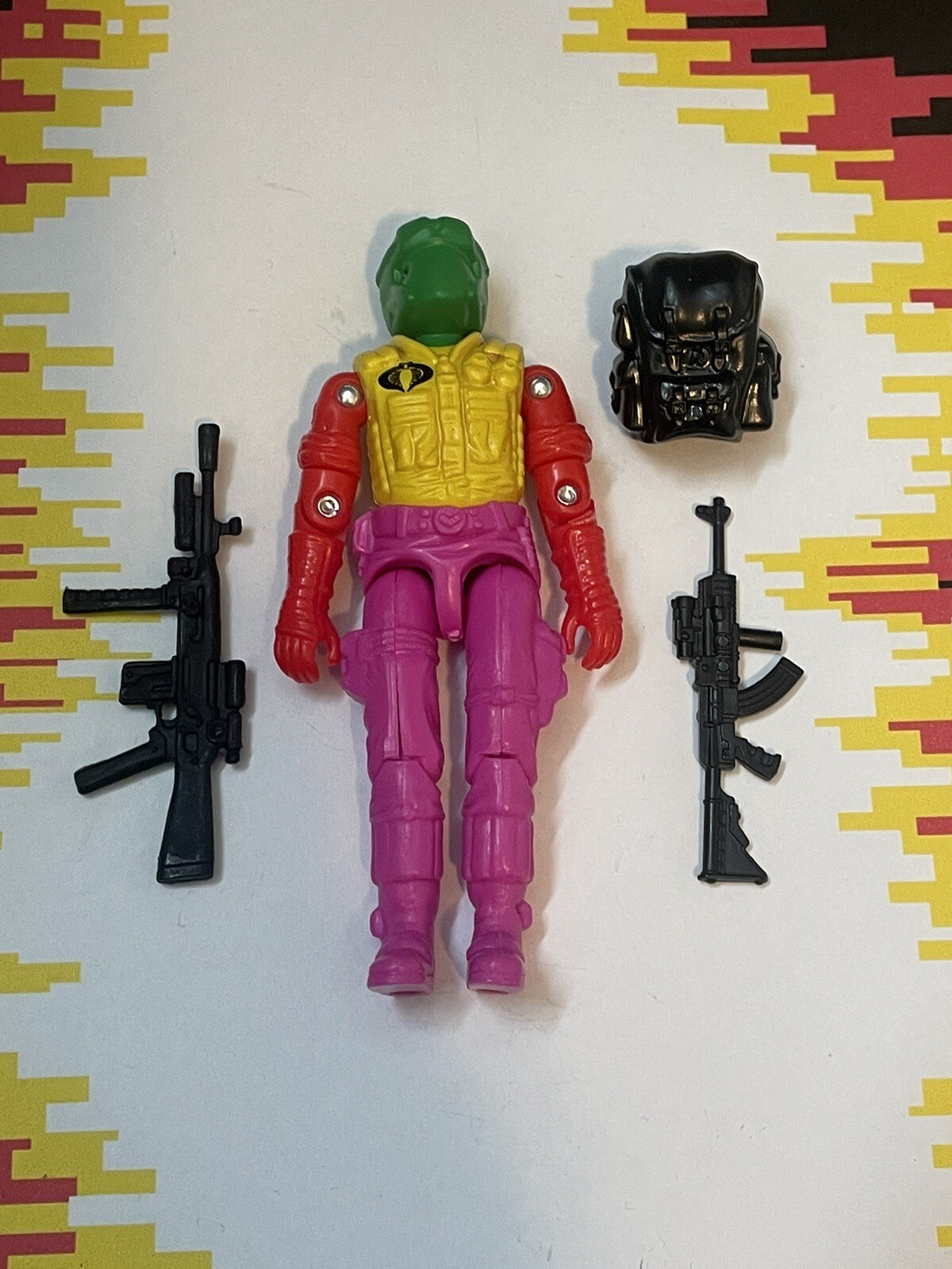 black major custom gi joe cobra Prototype Viper Trooper 3.75 Figure | eBay
