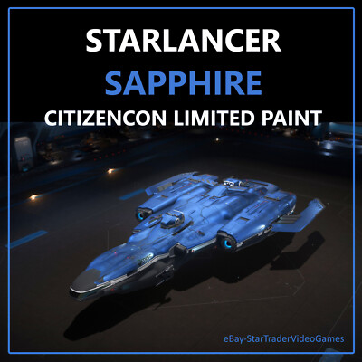 STAR CITIZEN PAINTS - STARLANCER SAPPHIRE CITIZENCON LIMITED PAINT ...