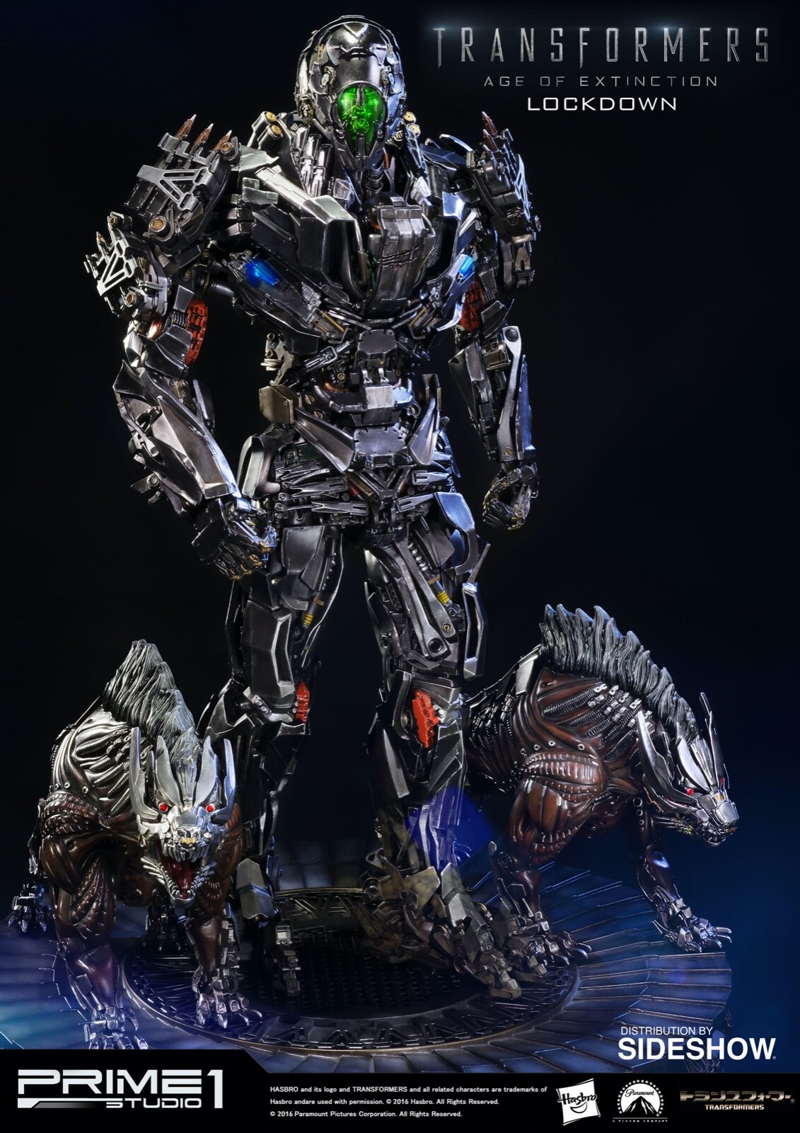 SIDESHOW EXCLUSIVE TRANSFORMER LOST AGE LOCKDOWN STATUE Prime1 Studio ...