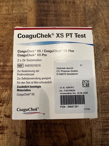 CoaguChek XS PT Test 2x24 Teststreifen | eBay.de