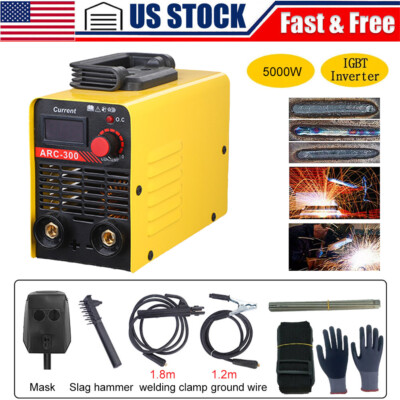 110V 300AMP Mini IGBT ARC Welding Machine Inverter DC MMA Electric ...