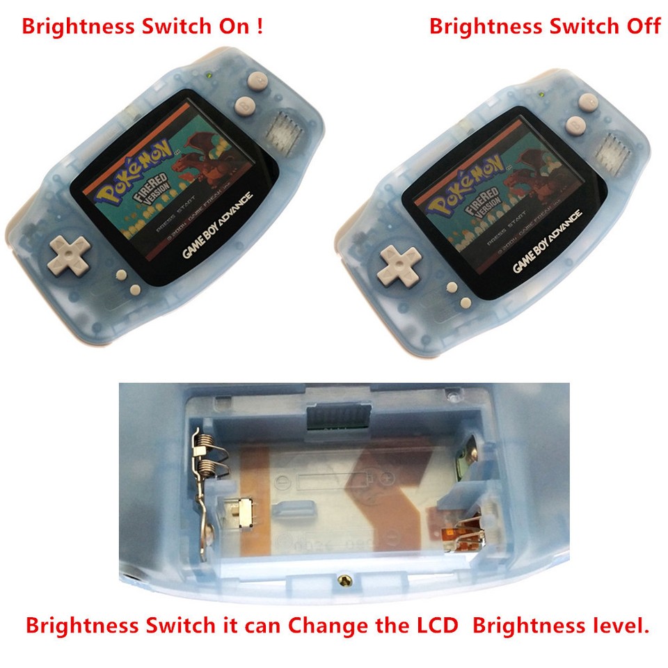 Game Boy Advance GBA Console w/ AGS 101 Backlight Backlit Mod ...