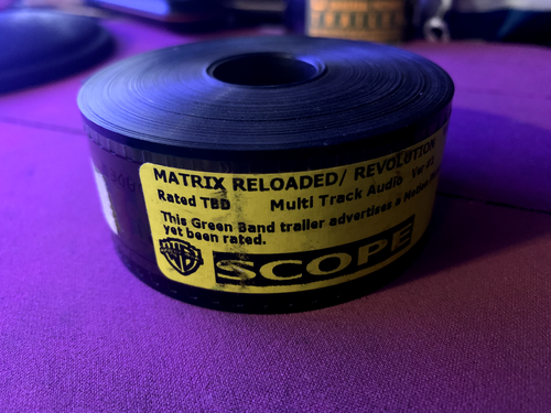 THE MATRIX RELOADED 35mm Trailer (2003) Movie Theatrical Preview (Scope ...