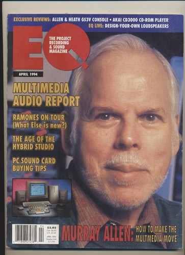 EQ Project Recording & Sound Magazine Vol. 05 #04 Apr. 1994 Murray ...