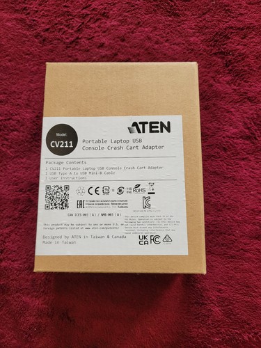 Aten CV211 Portable Laptop USB Console Crash Cart Adapter | eBay